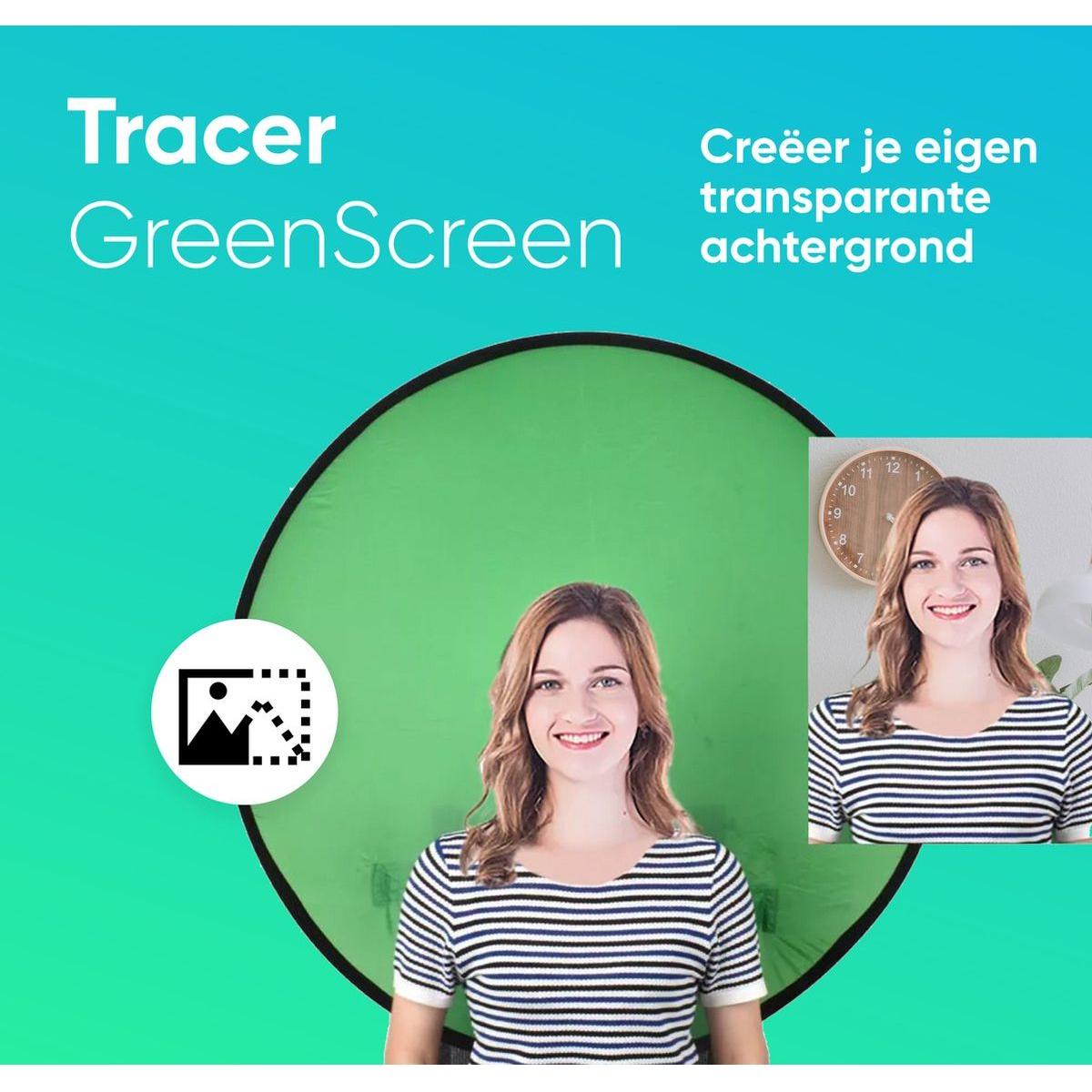 Green screen doek 110 cm voor bureaustoel groen achtergronddoek ...